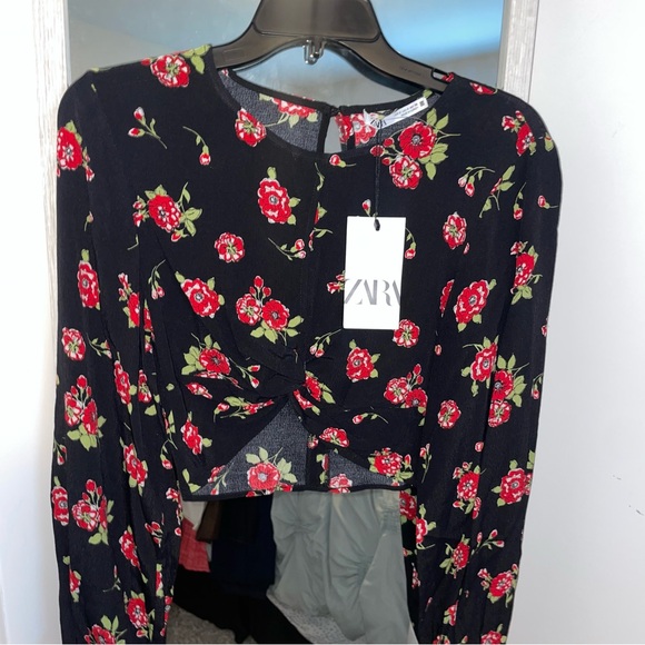 Zara | Tops | Zara Rose Top | Poshmark